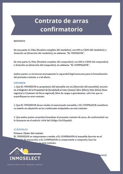 Contrato de Arras: Tipos, Ejemplos y Plantillas Gratis 2025