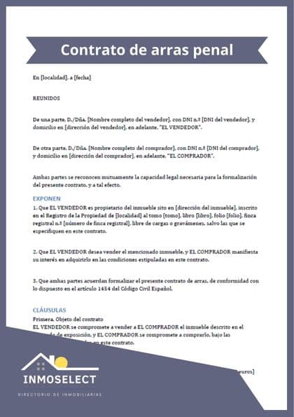 Contrato de Arras: Tipos, Ejemplos y Plantillas Gratis 2025